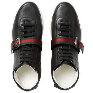 Gucci Strapped High-top Casual Sneakers