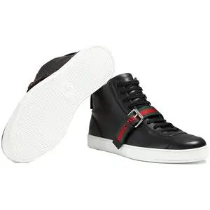 Gucci Strapped High-top Casual Sneakers