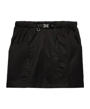Prada Belted Skirt - Black