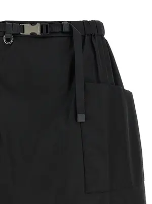Prada Belted Skirt - Black