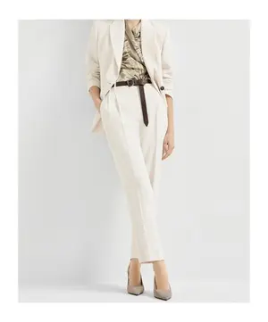 Brunello Cucinelli Pointed Toe Slingback Pumps