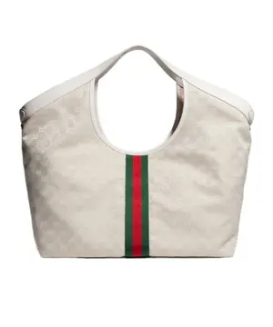 Gucci Giglio Large Tote Bag - Ivory