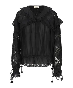 Isabel Marant Étoile Lace Detailed V-neck Blouse