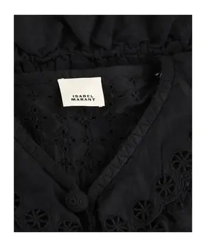 Isabel Marant Étoile Lace Detailed V-neck Blouse