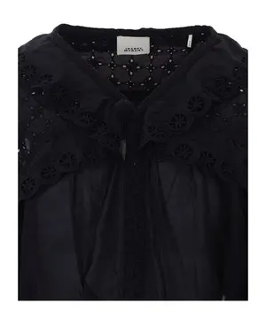 Isabel Marant Étoile Lace Detailed V-neck Blouse