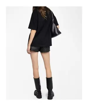 Zadig&Voltaire Rhinestone Logo T-shirt