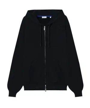 Burberry Embroidered Logo Zip Hoodie - No