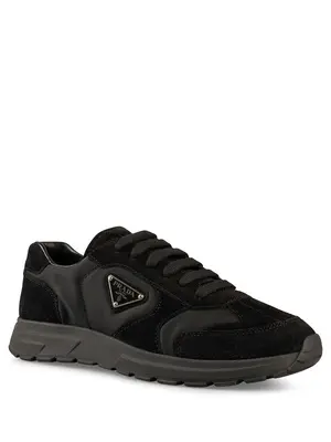Prada Prax 2.0 Lace-up Sneakers - Black