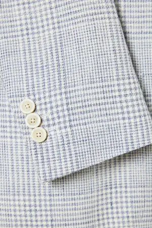 LARDINI Single-breasted Checked Jacket