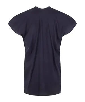 Dries Van Noten V-neck T-shirt With Cap Sleeves And Draping
