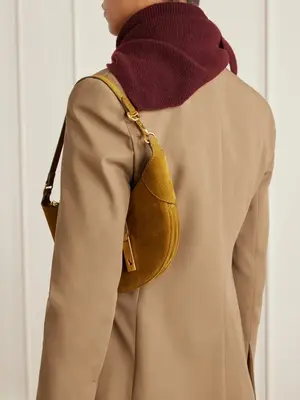Polo Ralph Lauren Suede Shoulder Bag - Brown