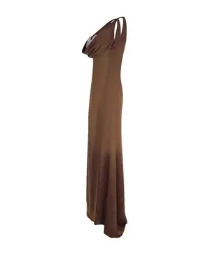 Giuseppe Di Morabito Draped Sequined Bralette Maxi Dress