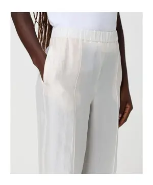 Fabiana Filippi Elastic Waist Straight Leg Pants
