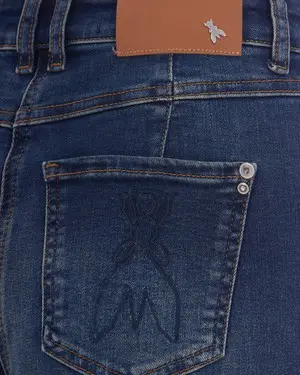 Patrizia Pepe Logo Button Flare Jeans