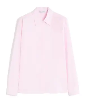 Max Mara Maroso Button-up Long-sleeved Shirt - Pink