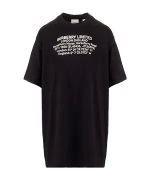 Burberry Location Print T-shirt