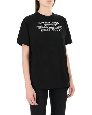 Burberry Location Print T-shirt