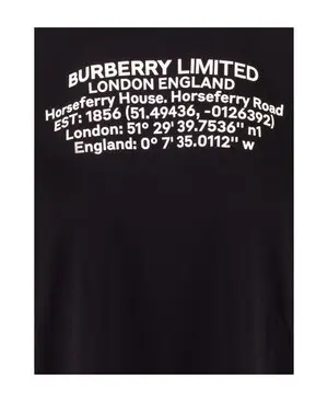 Burberry Location Print T-shirt