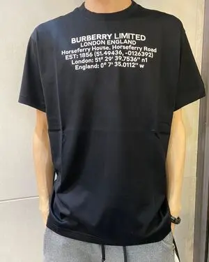 Burberry Location Print T-shirt
