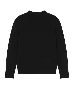 Givenchy Paris Signature Embroidered Knitted Jumper - Black