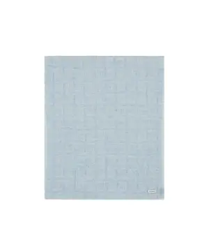 Emporio Armani Brushed Linen Scarf With Lurex - Blue
