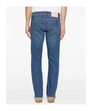 Jacob Cohen Nick Tonal Stitched Jeans - Blue