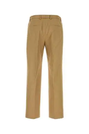 Gucci Twill Detailed Pants - Beige