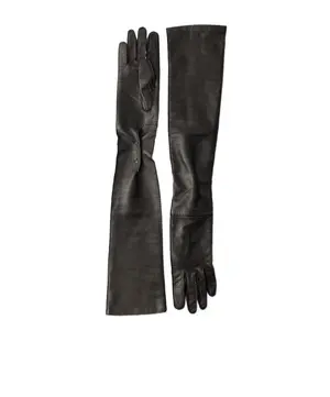 Prada Long Nappa Gloves - Black