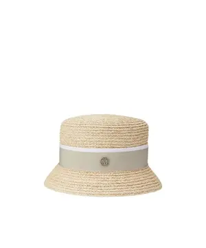 MAISON MICHEL Kendall Bucket Hat - Nude