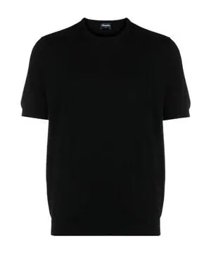 DRUMOHR Short-sleeved Cotton T-shirt - Black