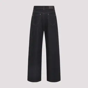 Brunello Cucinelli Belt Loop Jeans - Black