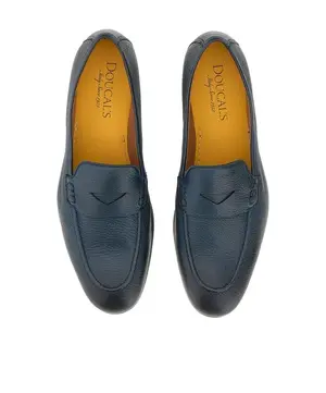 DOUCAL'S Leather Penny Loafers