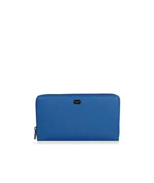 Dolce & Gabbana Logo Details Wallet - Blue