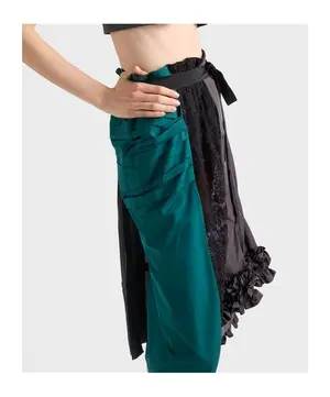 Prada Floral Lace Detailed Midi Skirt