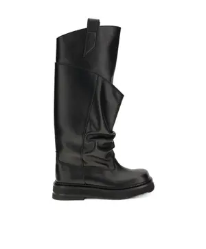Attico The New Robin Passeggiata Combat Boots - Black