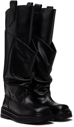Attico The New Robin Passeggiata Combat Boots - Black