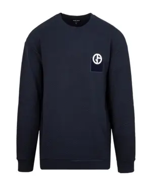 Giorgio Armani Logo-embellished Knitted Jumper