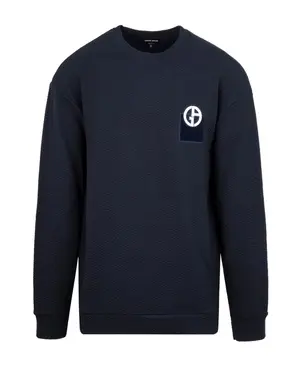 Giorgio Armani Logo-embellished Knitted Jumper