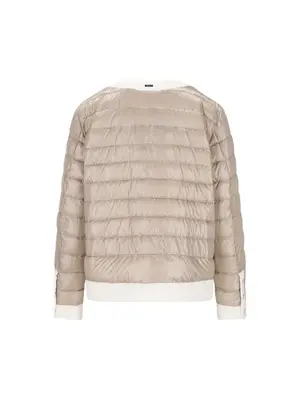 Herno Crewneck Buttoned Coat