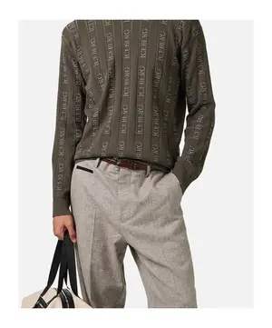 Iceberg All-over Logo Knitted Sweater