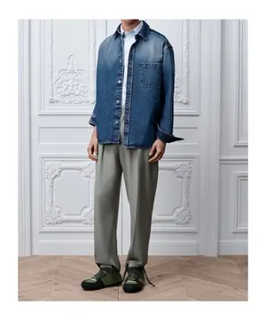 Dior Relaxed Twill Overshirt - Blue