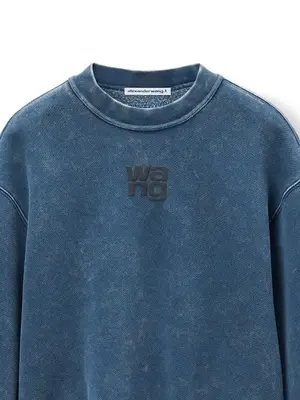 Alexander Wang Logo Embossed Crewneck Sweatshirt - No