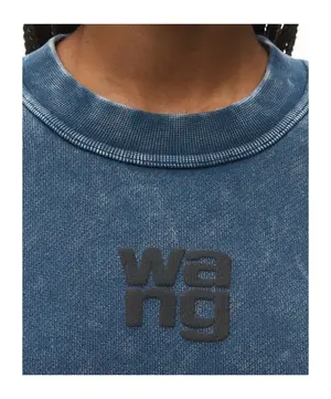 Alexander Wang Logo Embossed Crewneck Sweatshirt - No