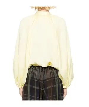 Fabiana Filippi Zip-up Jacket With Gathered Details - White