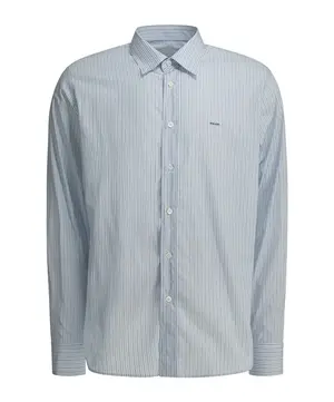 Prada Long-sleeved Striped Shirt