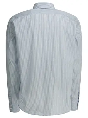 Prada Long-sleeved Striped Shirt
