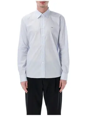 Prada Long-sleeved Striped Shirt