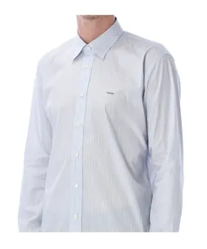 Prada Long-sleeved Striped Shirt