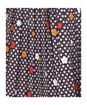 MAISON MARGIELA Floral Pleated Midi Skirt