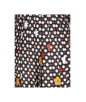 MAISON MARGIELA Floral Pleated Midi Skirt
